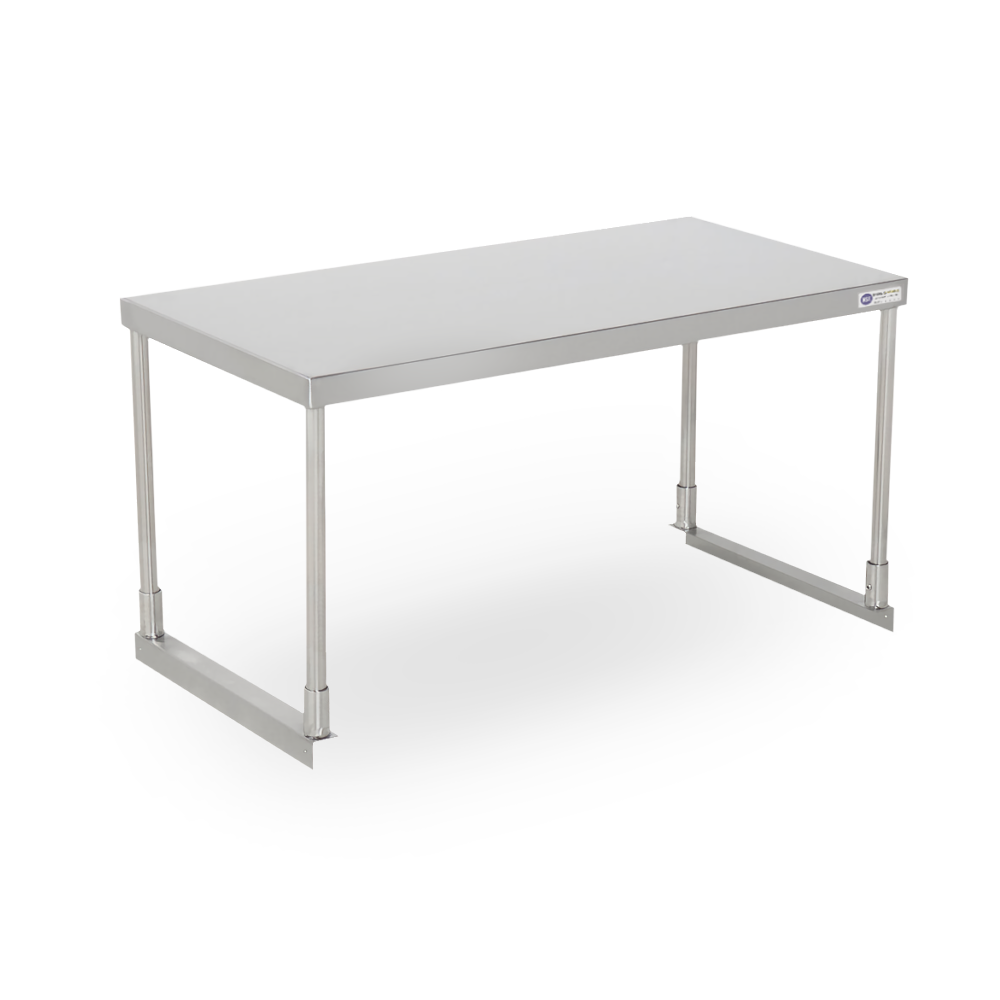 Steelworks 18 ga. SS Single Over Shelf SWSOS-1672 - 16"x72"x18" | In ...